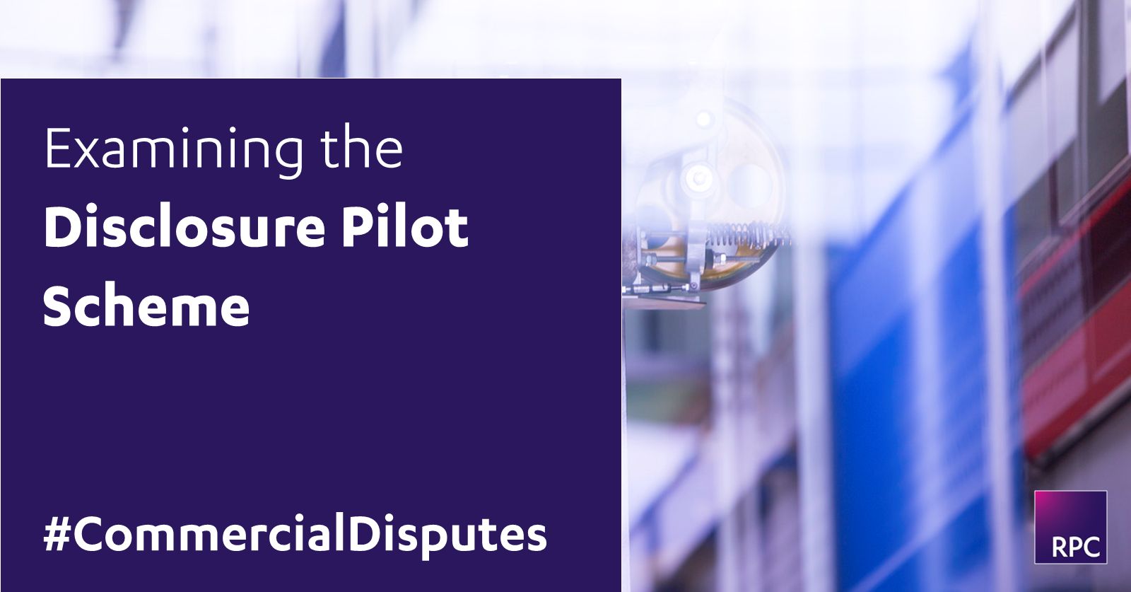 Disclosure Pilot Scheme: cooperation and culture | RPC